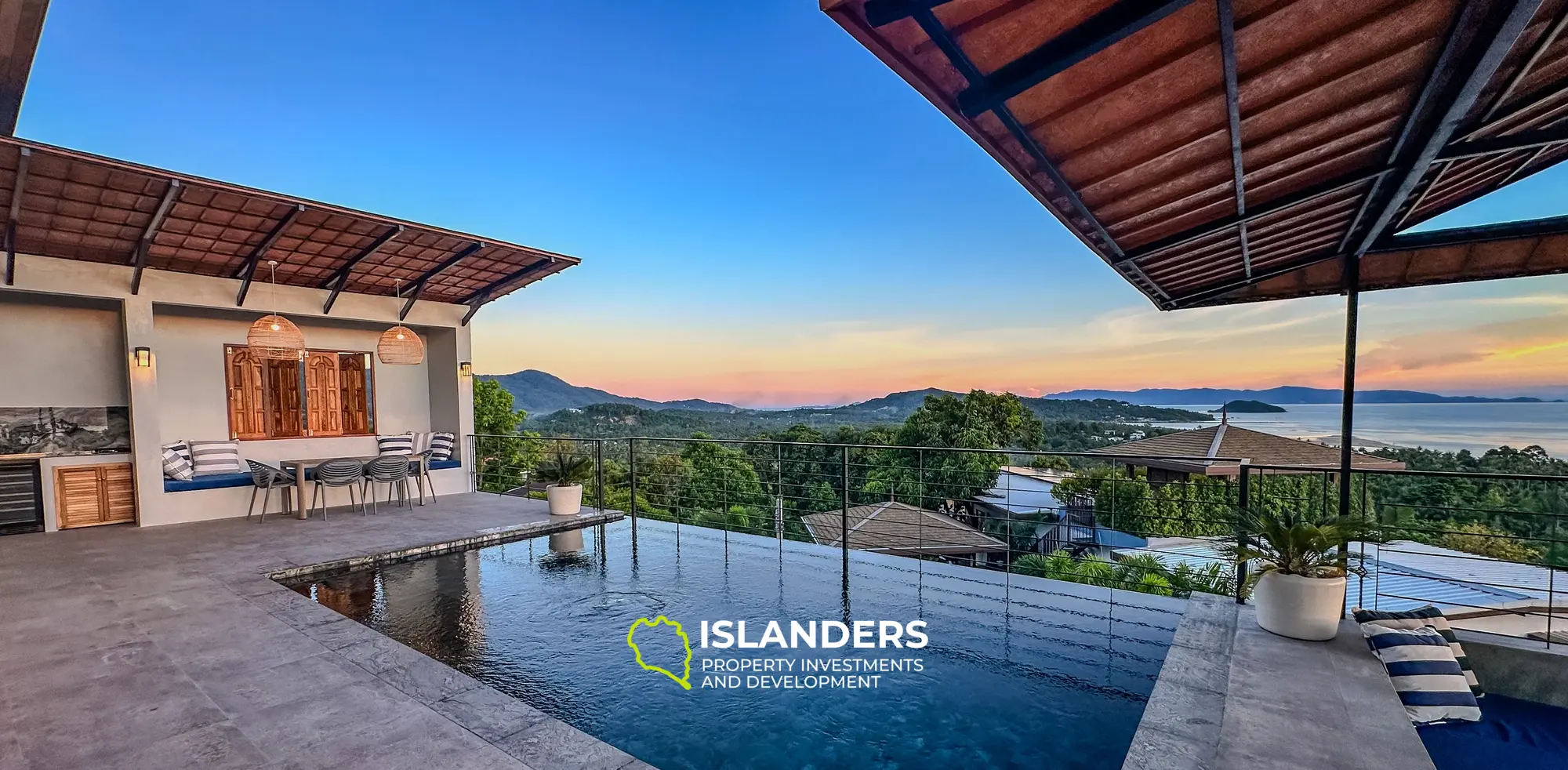 3BR Sunset View Villa with Infinity Pool & Prime Location! | ID 7414