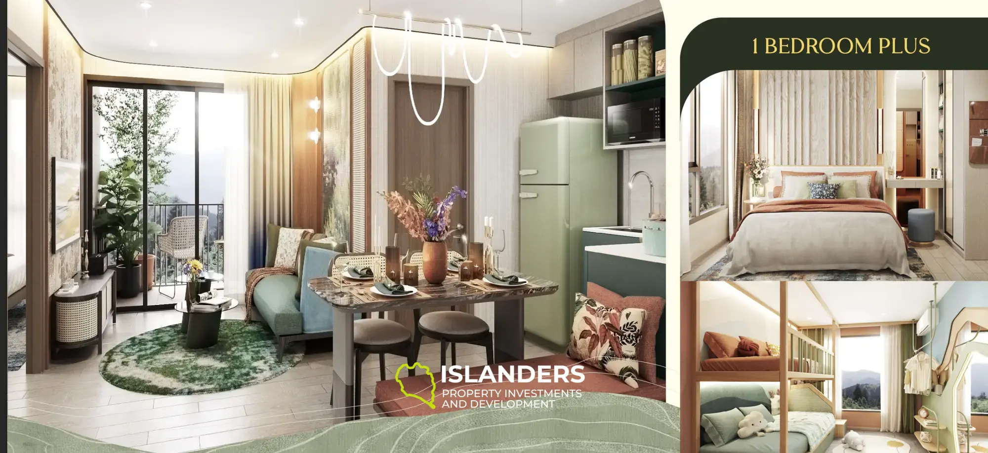 PRE-SALE 1-Bedroom (Plus one room) Condo with Stunning View in Phuket ...